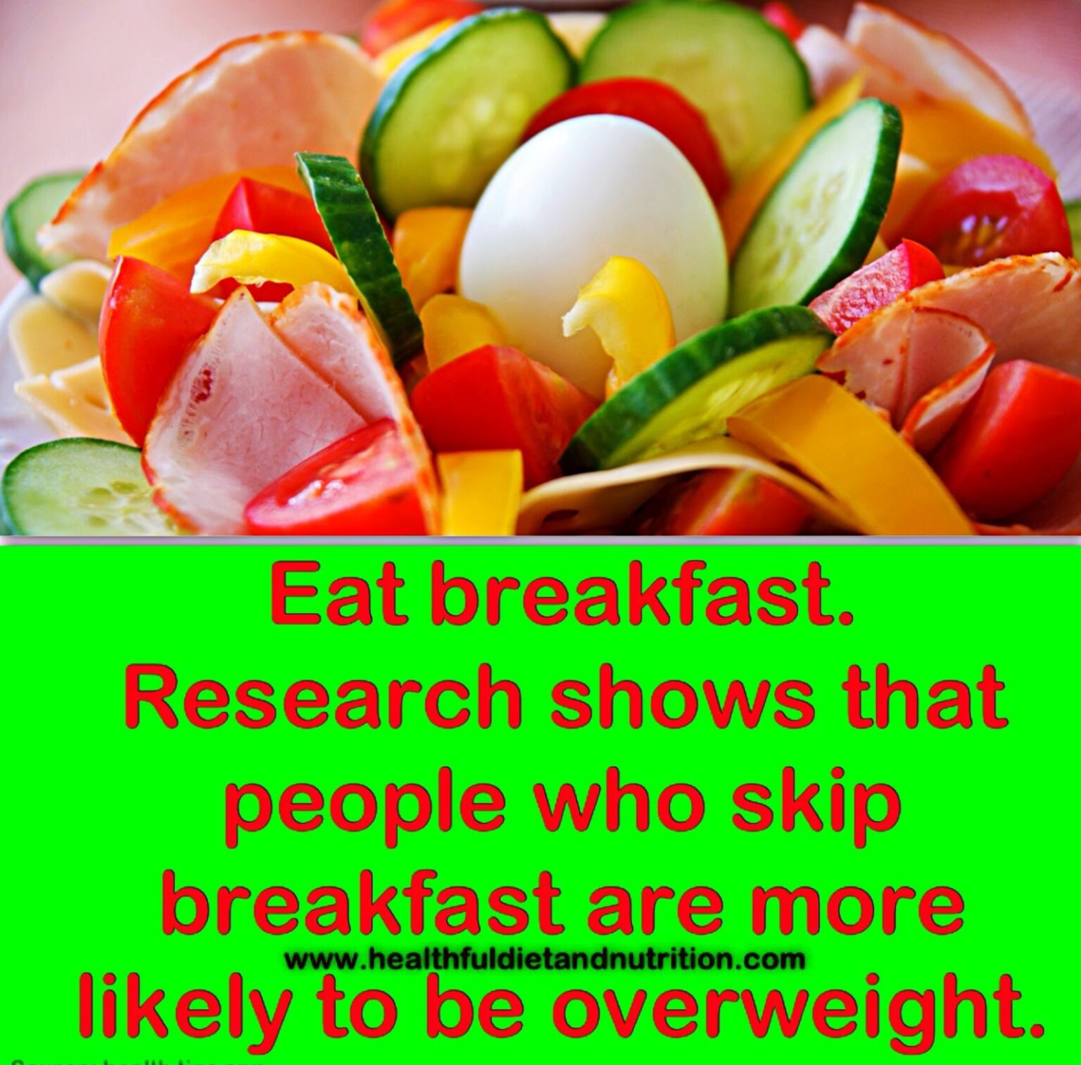 Breakfast And Body Weight | MyHealthfulDiet.Com