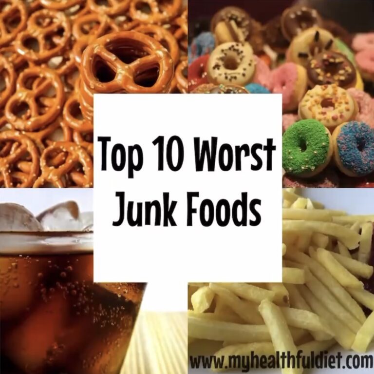 Top 10 Worst Junk Foods | MyHealthfulDiet.Com