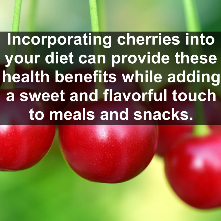 10 Benefits of Cherries | MyHealthfulDiet.Com