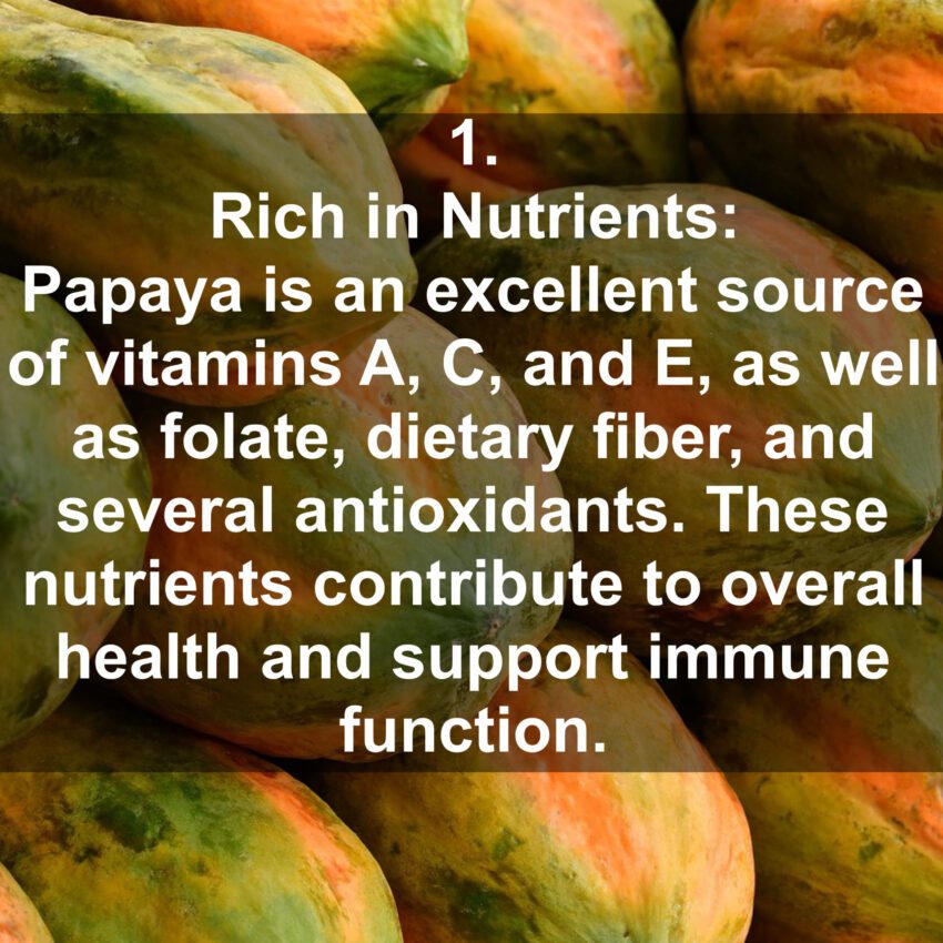 10 Benefits of Papaya | MyHealthfulDiet.Com