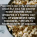 10 Benefits of Popcorn | MyHealthfulDiet.Com