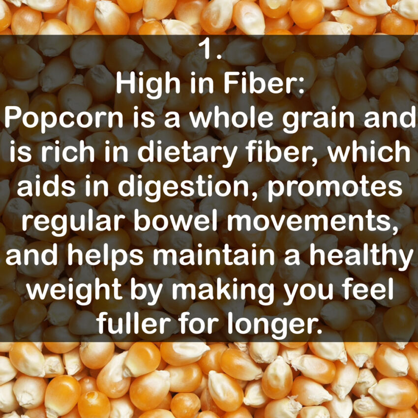 10 Benefits of Popcorn | MyHealthfulDiet.Com