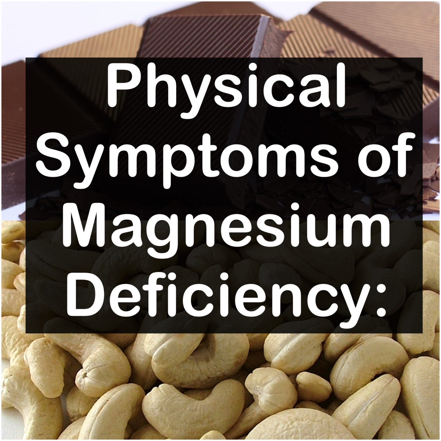 Magnesium Deficiency Symptoms🫘 | MyHealthfulDiet.Com