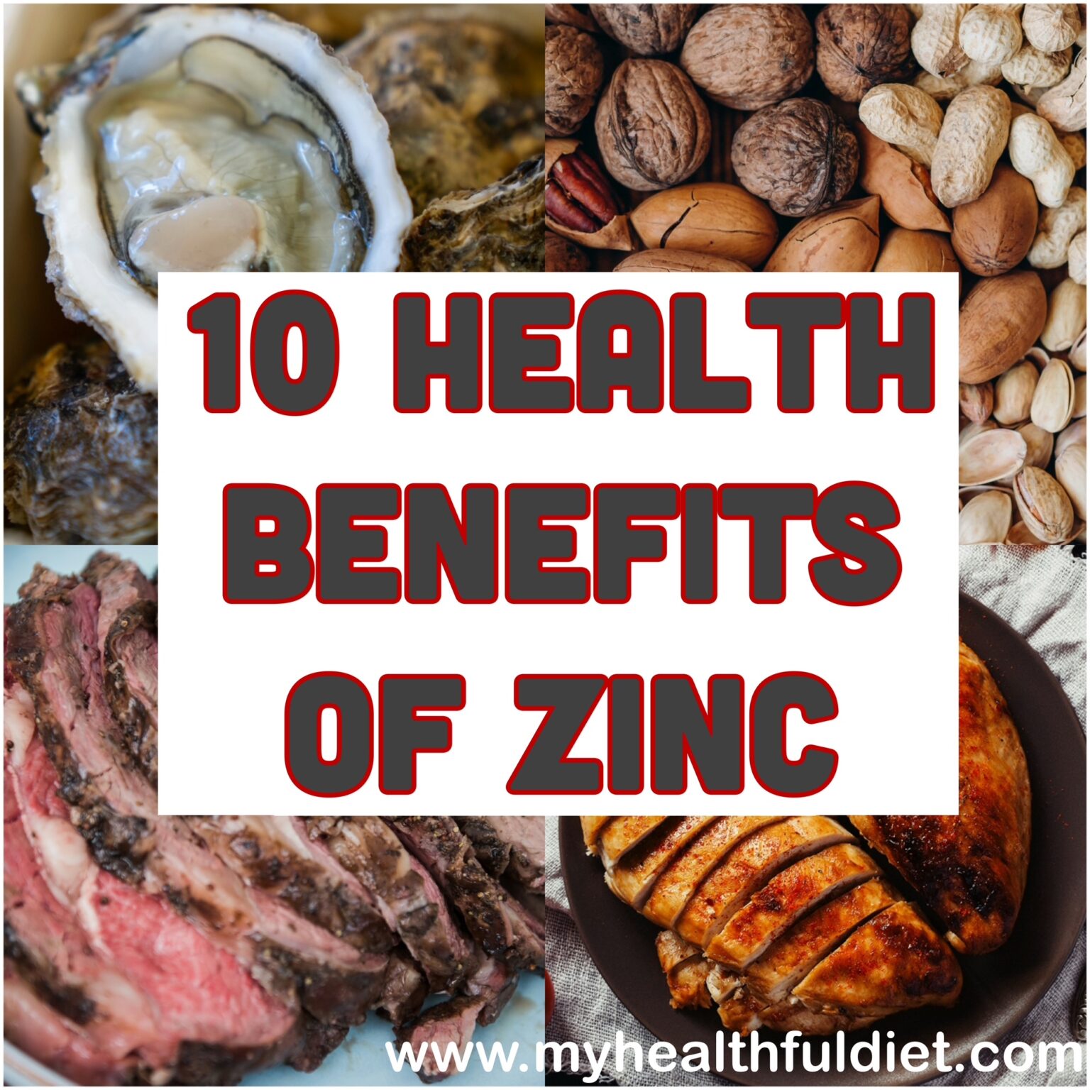 10 Benefits of Zinc | MyHealthfulDiet.Com