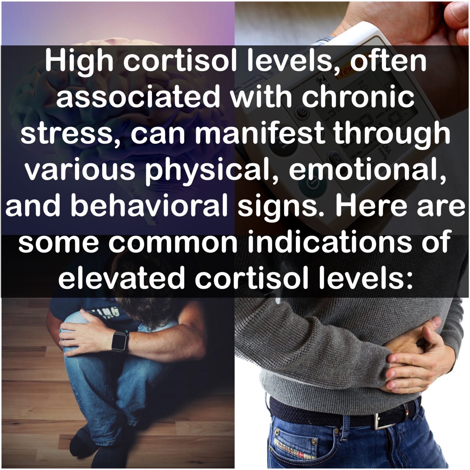 16 Signs of High Cortisol | MyHealthfulDiet.Com